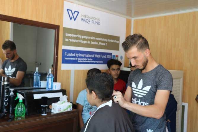 Providing Barber Shop Vocational Training For Local Jordanians ...